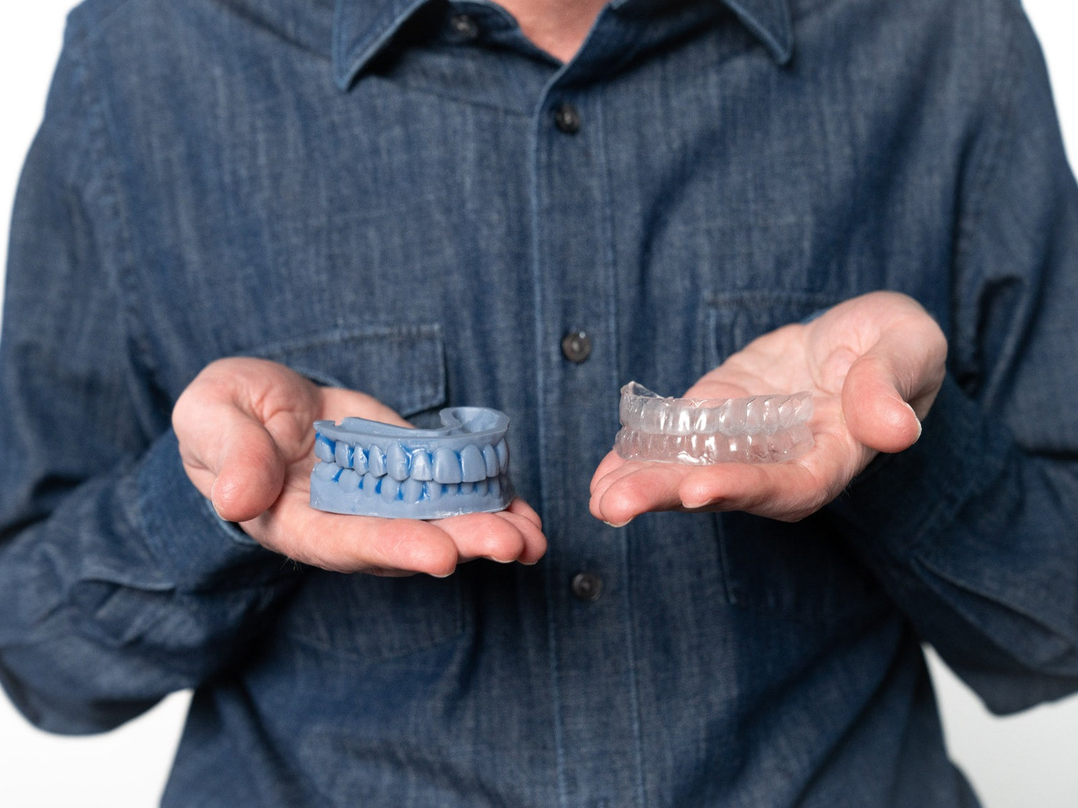 Clear Upper & Lower Teeth Retainers - Retainers Direct